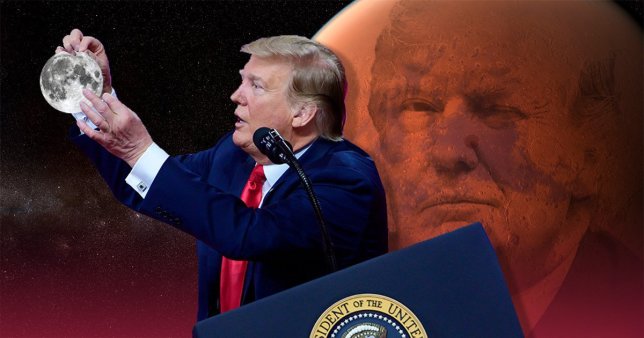 Donald Trump says Moon is part of Mars, trolled on Twitter - The ...