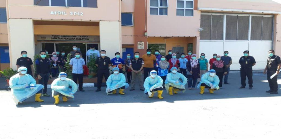 COVID-19: Labuan prison undergone disinfection training