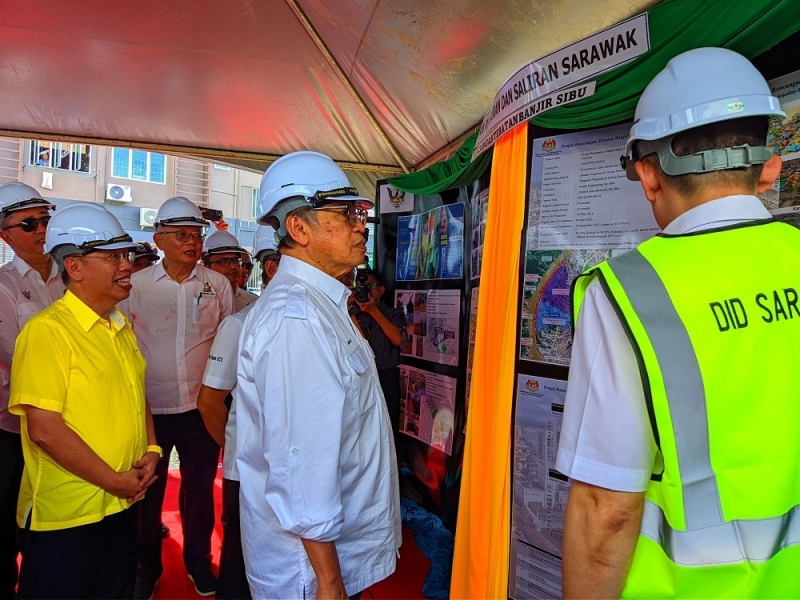 Phase 3 of Sibu flood mitigation plan to protect 308 hectares, 16,000 ...