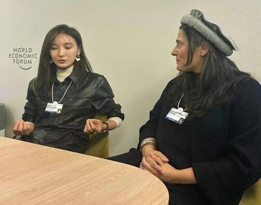 AHA Aiken Zou Shasha Attends World Economic Forum, interviews Oscar ...