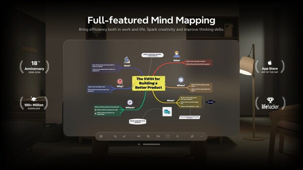 Xmind Gets Ahead to Launch Mind Mapping App on Apple Vision Pro - The ...